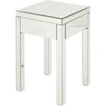 Avenue Six Reflections End Table in Silver Mirror - Walmart.com