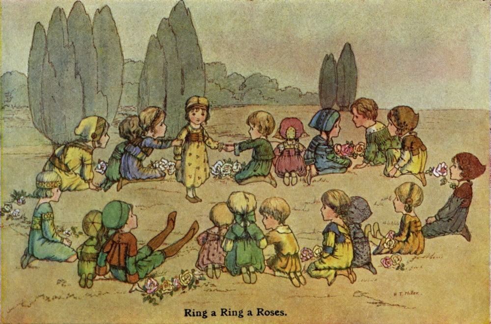Ring A Ring A Roses Poster Print By Mary Evans Picture Librarypeter ...