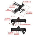 KOJEM 42" Tractor Sleeve Hitch Tow Behind Box Scraper for Ground ...