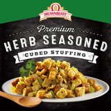 Brownberry Premium Herb Seasoned Cubed Bread Stuffing, 12 oz, Turkey ...
