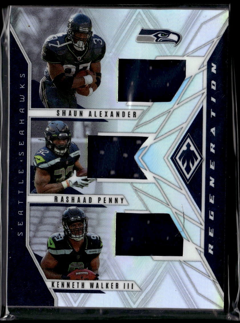 2022 Panini Phoenix Regeneration Shaun Alexander Rashaad Penny Kenneth ...