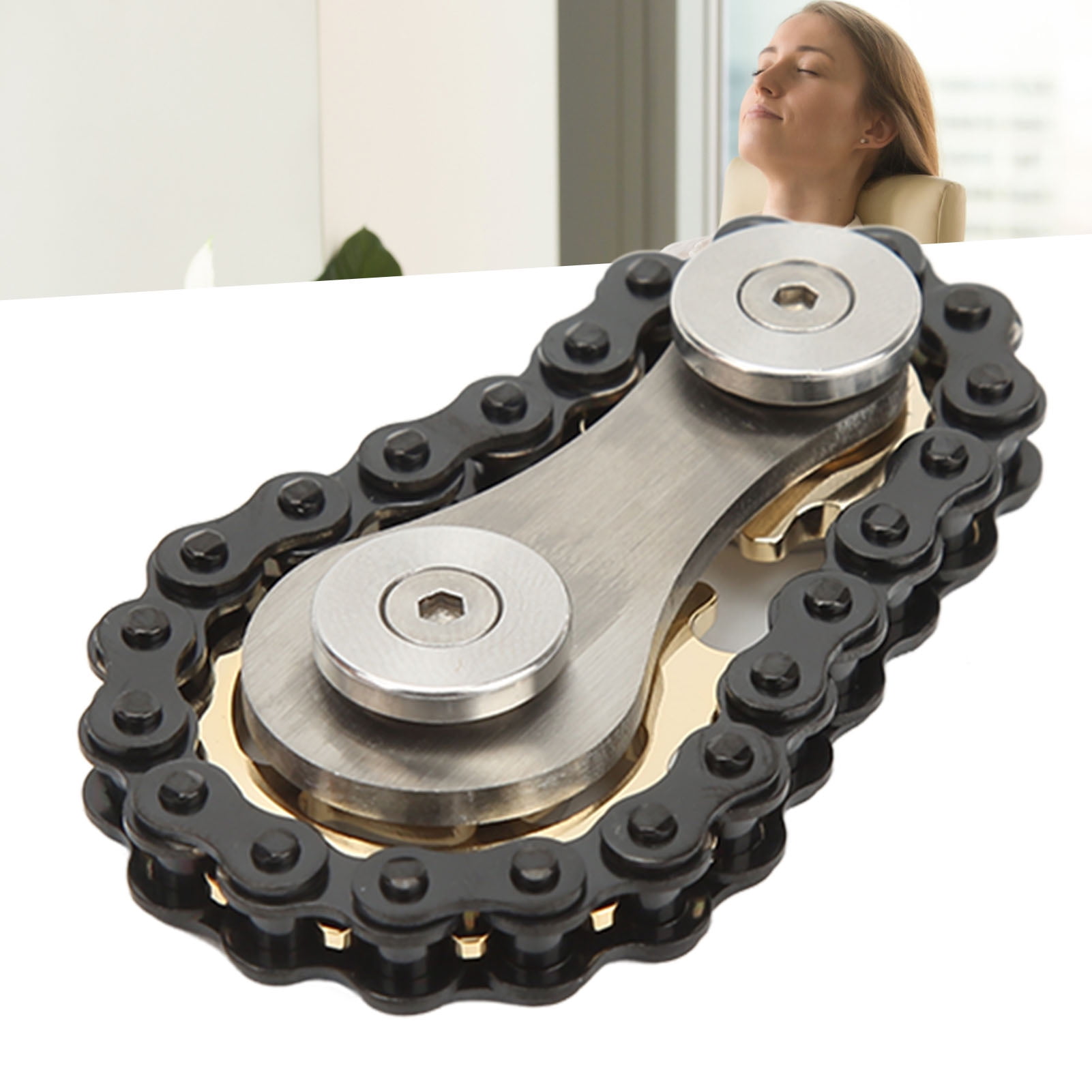 Click here for Ccdes Stainless Steel Sprocket Fidgets  Block Desk... prices