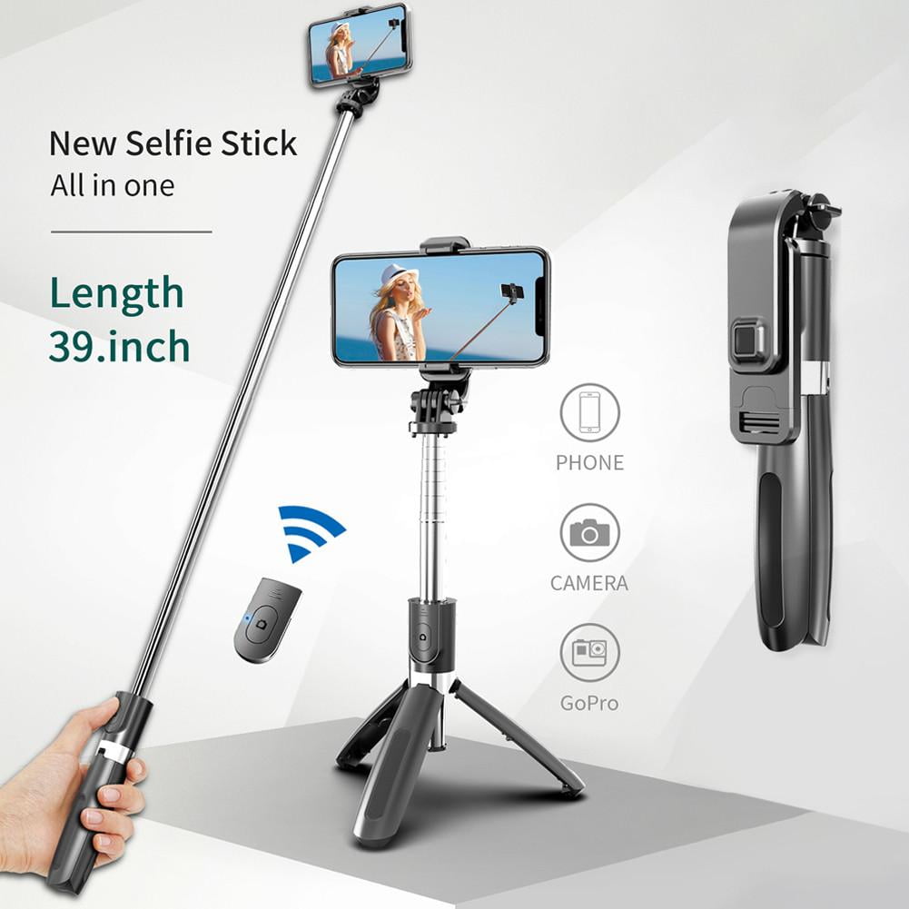 Tripod Selfie Stick Portable Folding Stand for Photo Taking | Walmart ...