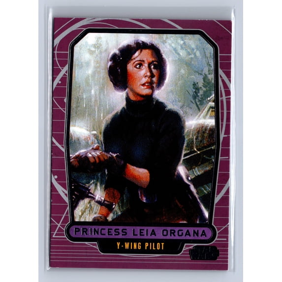 2013 Topps Star Wars Galactic Files Princess Leia Organa Y-Wing Pilot ...