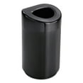 Safco Open Top Receptacle - 30 Gallon in Black - Walmart.com