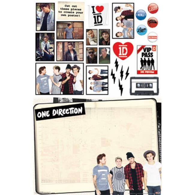 One Direction Stickers Walmart