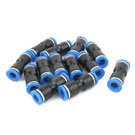 8mm to 8mm One Touch End Straight Pipe Pneumatic Quick Fitting ...