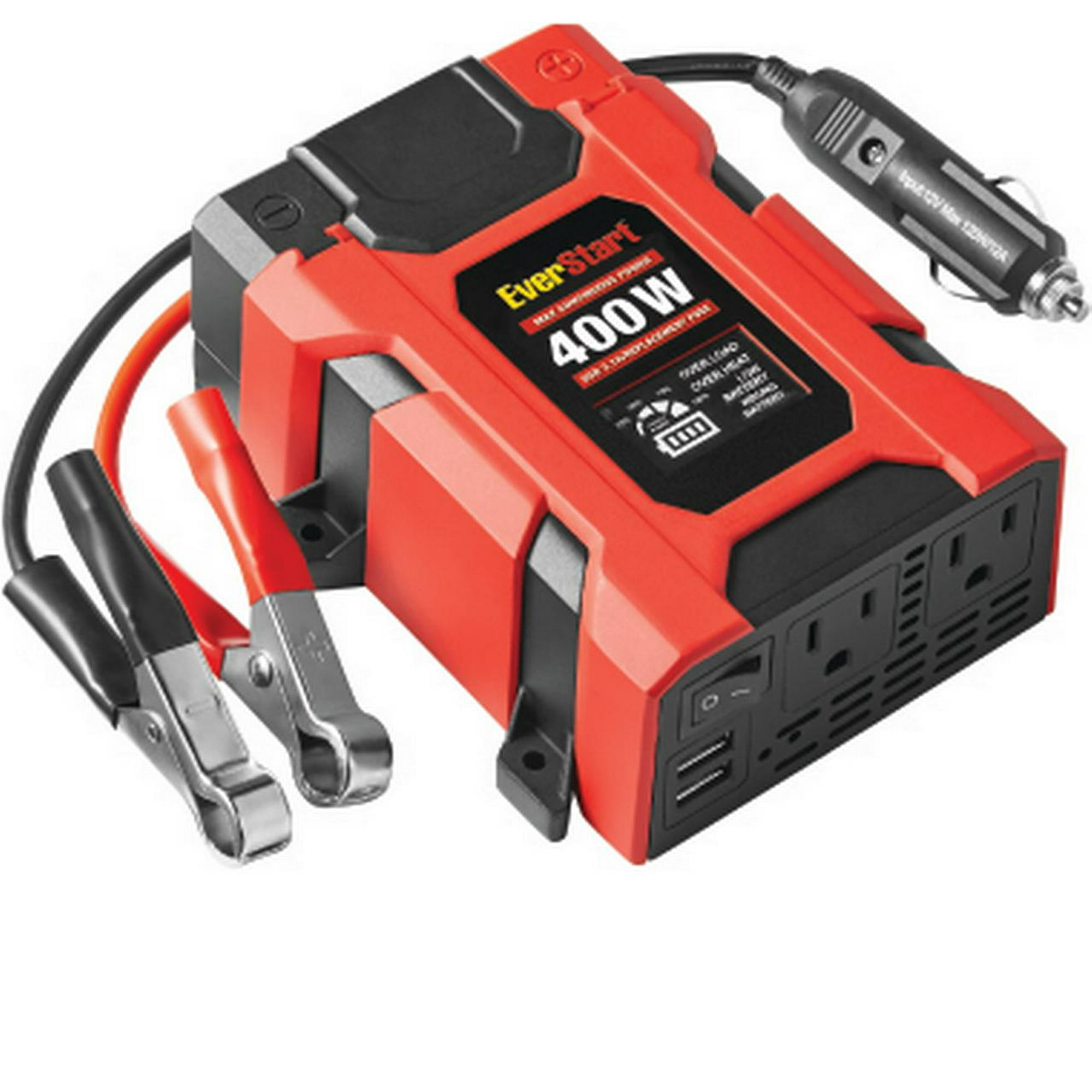 EverStart 400 Watts Vehicle Digital Power Inverter (Converts 12V ...