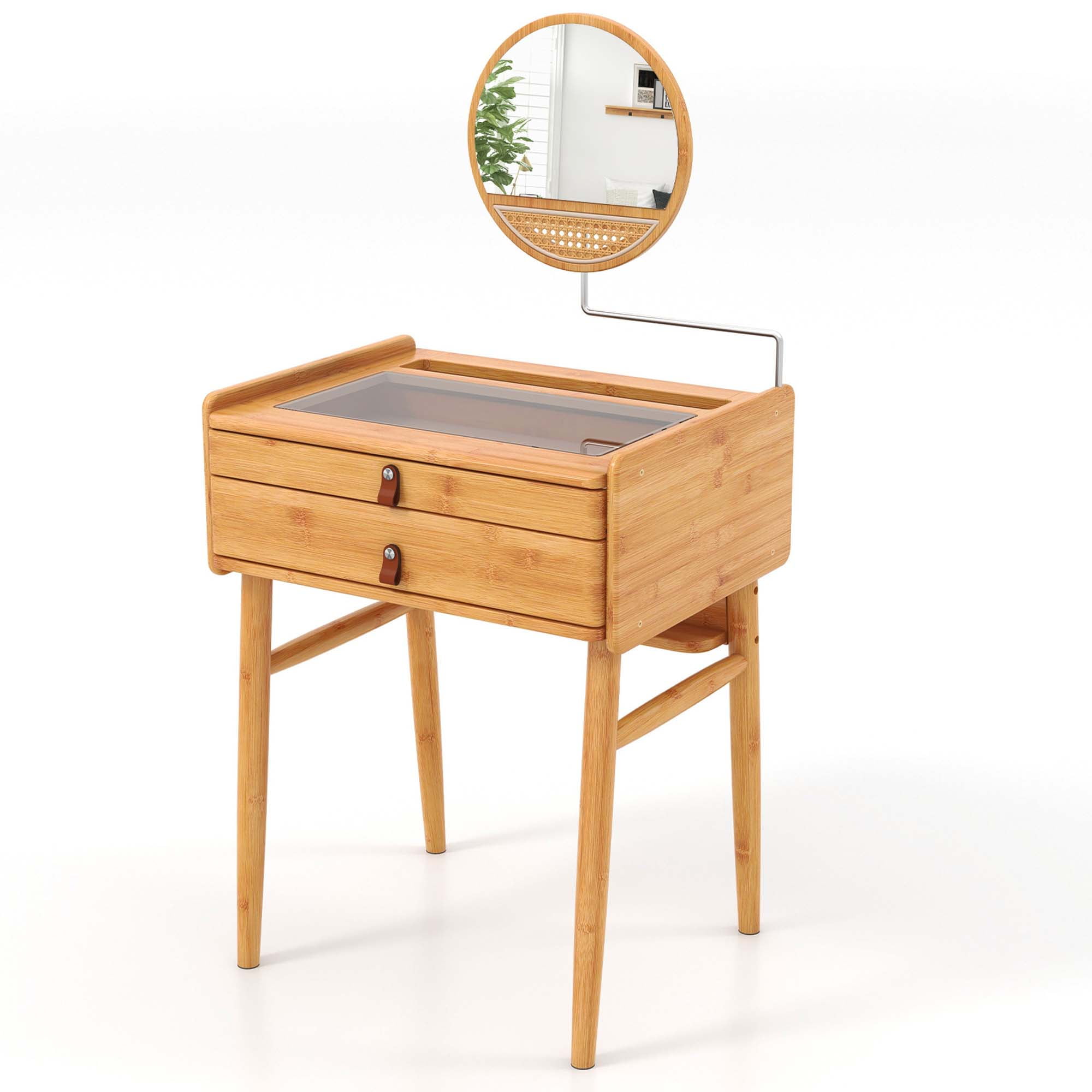 Click here for Costway Makeup Vanity Table With Adjustable Mirror... prices