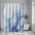 Bathroom Shower Curtain Abstract Ocean Marble Texture Waterproof Shower ...