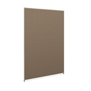 Standard 4-Panel Privacy Screen with casters, vinyl, white, 6 mm thick ...