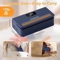 Mini Bag Sealer with Cutter & Magnet, LED Display, 6 Adjustable Heat ...