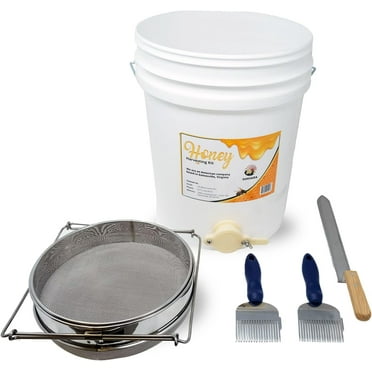 MRLESS Beekeeping Honey Pouring Stand Stainless Steel Honey Extraction ...