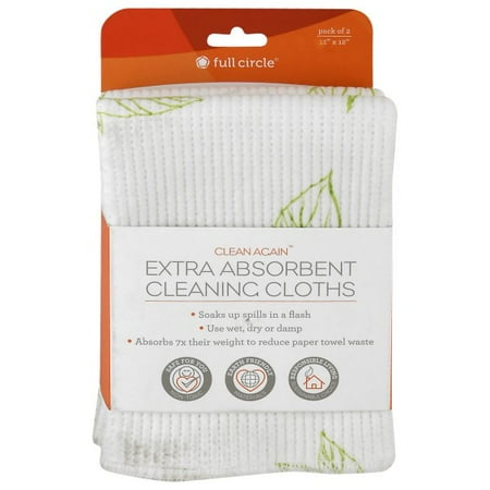 Full Circle Clean Again Super Absorbent Cleaning Cloths, Machine ...