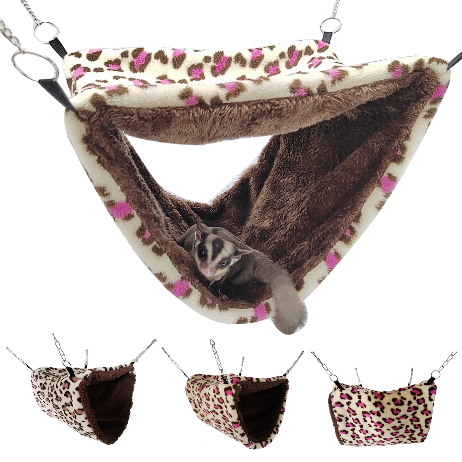 Cotton Rope Net Small Pets, Gecko, Hermit Crab Hanging Hammock for Cage ...