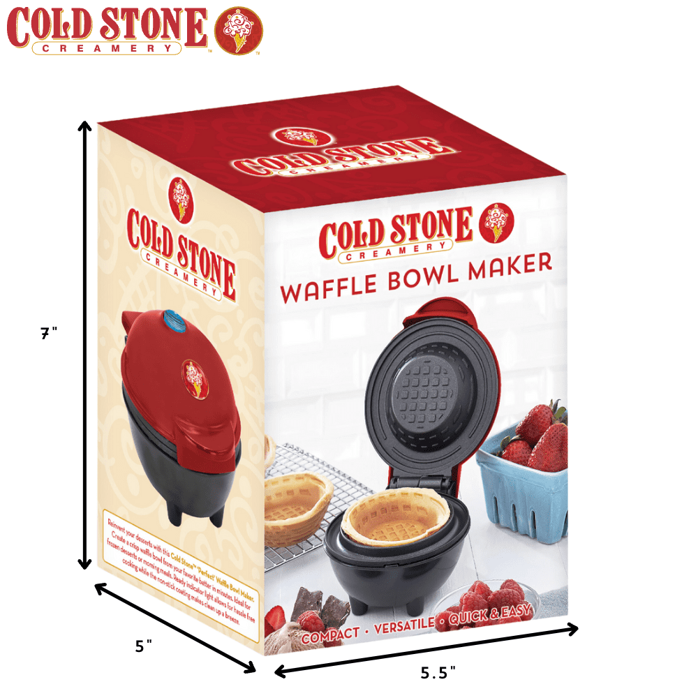 Orange Waffle Bowl Cold Stone