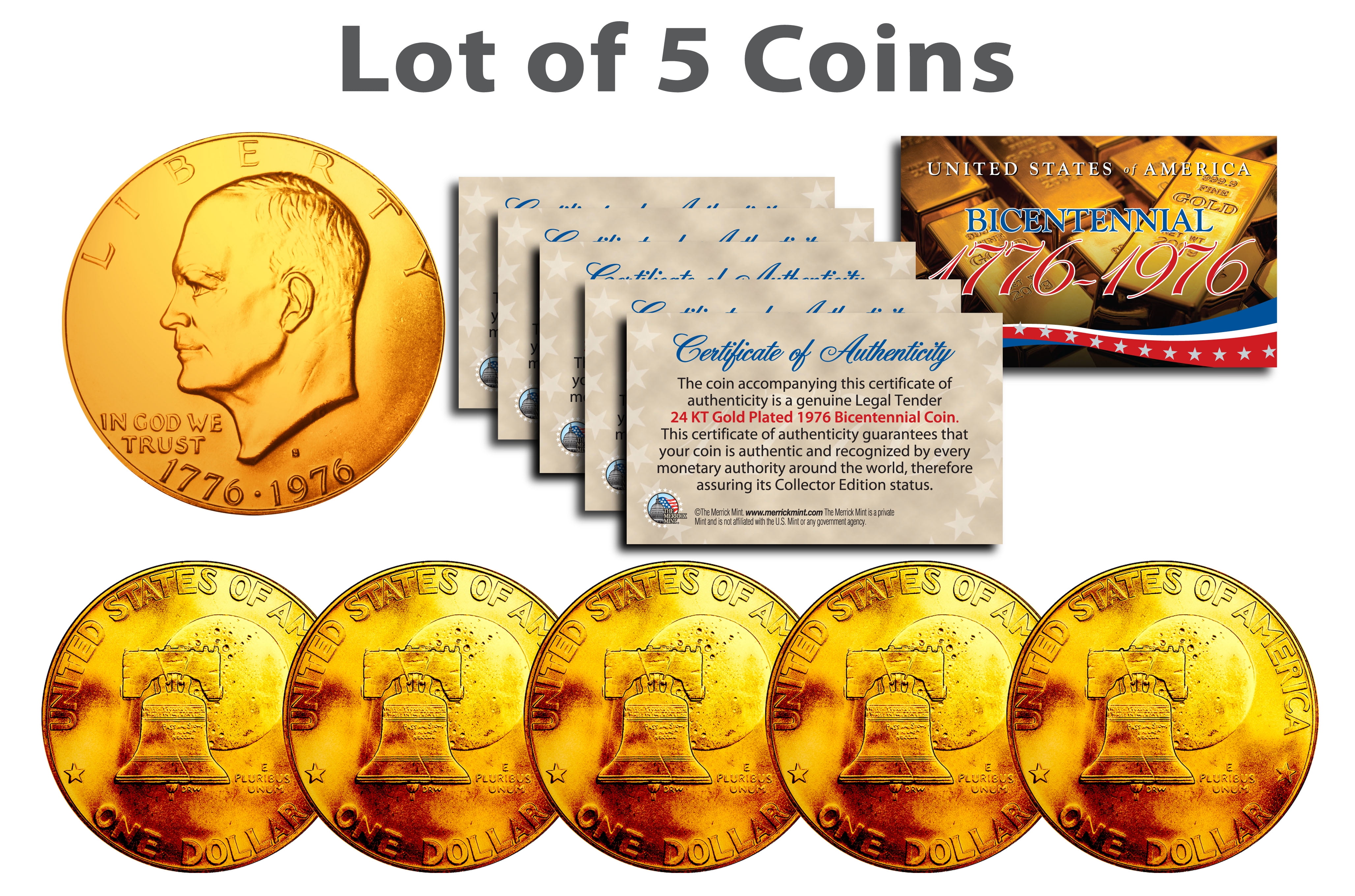 Coins & Money Collectibles Eisenhower IKE Dollar Coin Lincoln Memorial ...