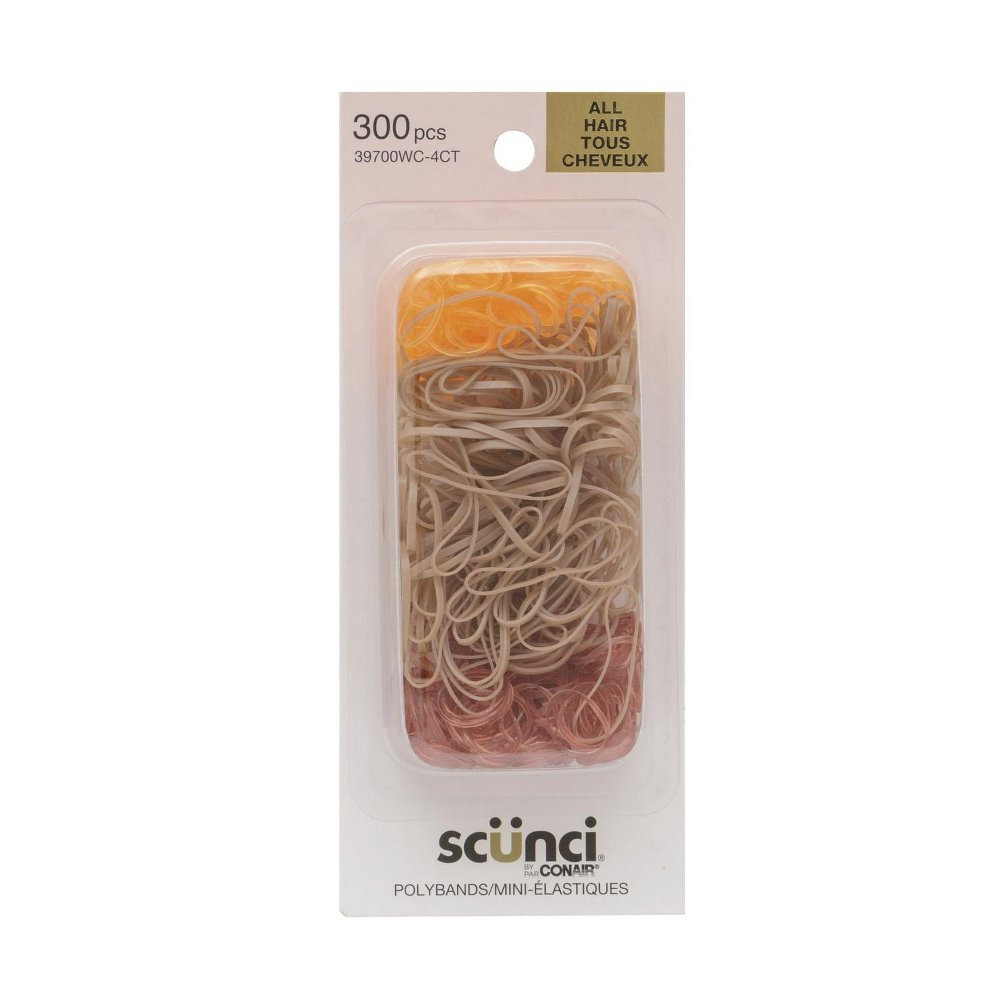 Click here for Scunci Scünci 300pcs Elastic Polyband Blonde prices