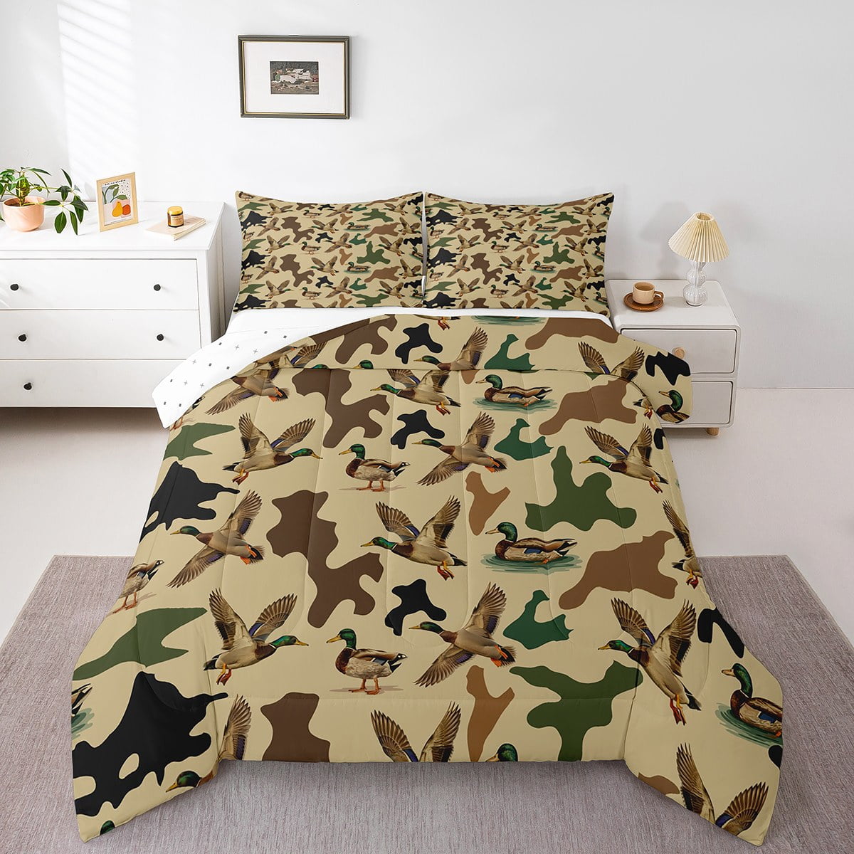 Click here for Erosebridal Animal Duck Comforter Sets Queen Size... prices