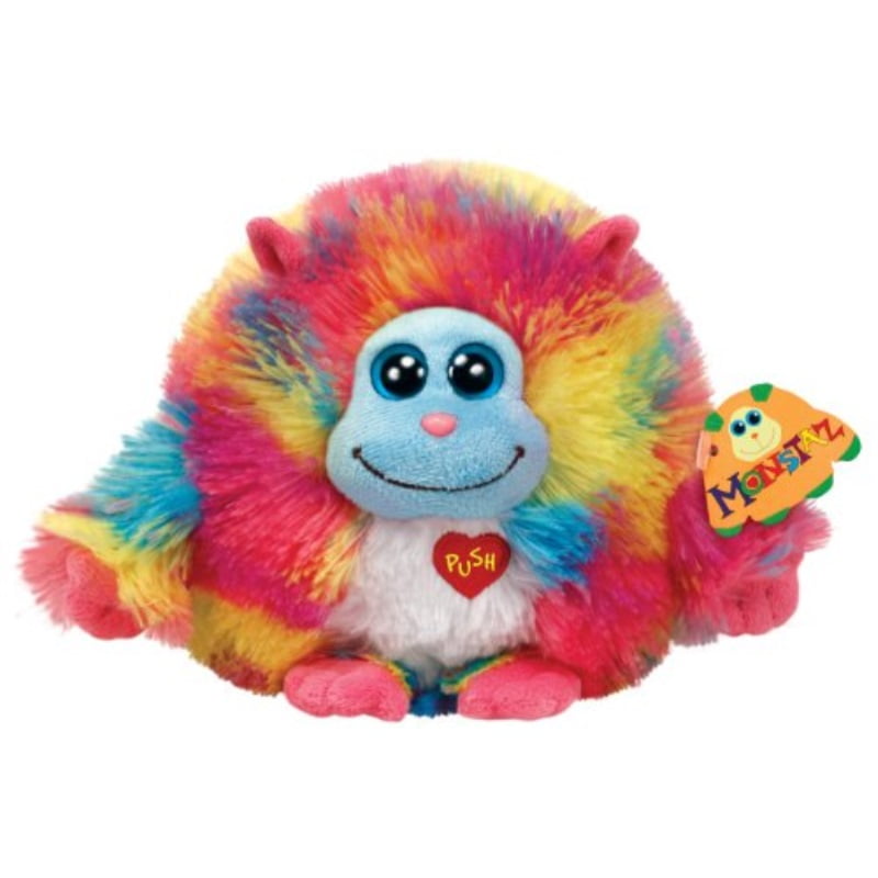 ty monstaz willy plush toy, rainbow - Walmart.com
