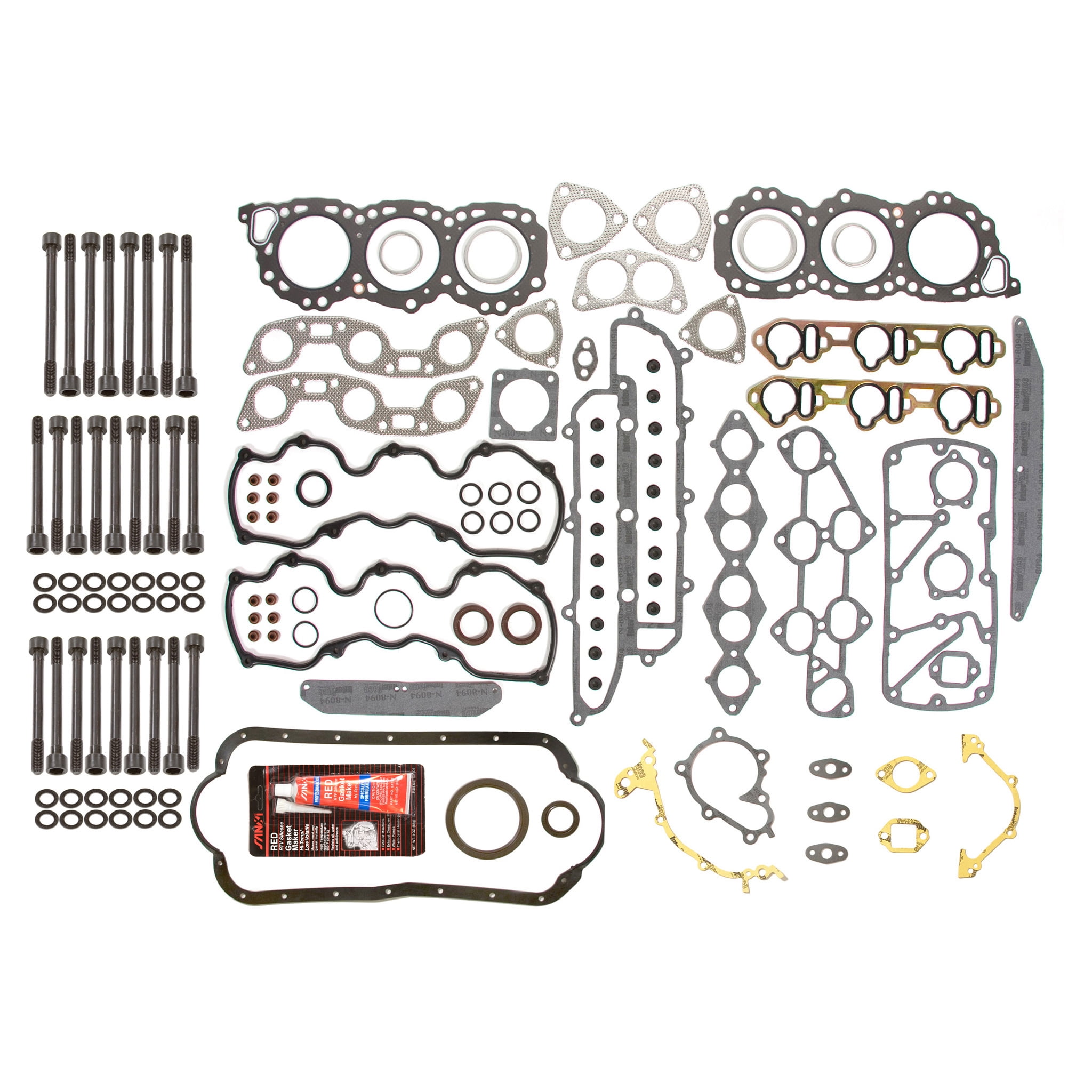 Evergreen FSHB3009 Full Gasket Set Head Bolts Fit 84-86 Nissan 300ZX ...