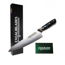 YOUSUNLONG Tanto Chef's Knife 10 Inch - Japanese Hammered Damascus ...