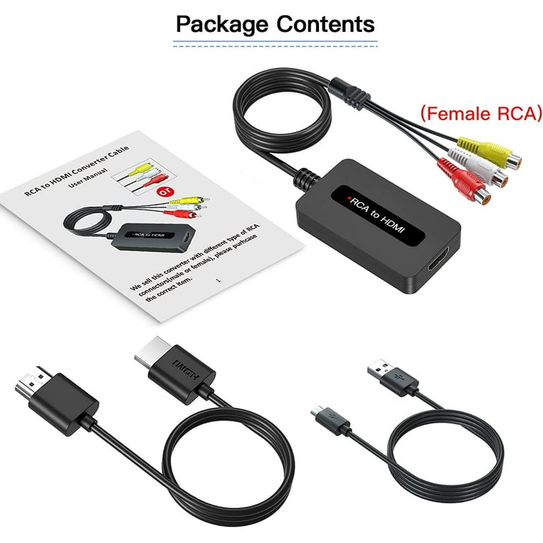 Rca Female To Hdmi