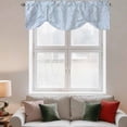 Blue Tree Branch Tie Up Valance Curtains Retro Classic Art Blue Tree ...