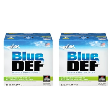 BlueDEF Diesel Exhaust Fluid (DEF) Additive, 2.5 gal, for Diesel ...