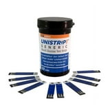 UniStrip Blood Glucose Test Strips, 50ct, Compatible with OneTouch ...