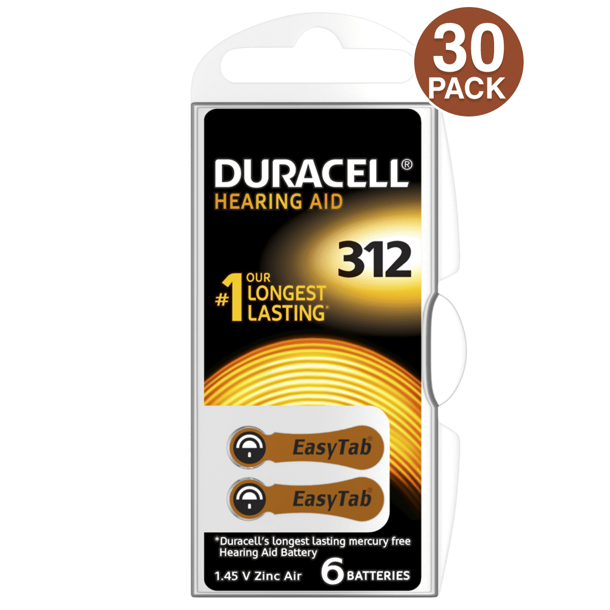 Click here for Duracell Activair Size 312 Hearing Aid Batteries (... prices