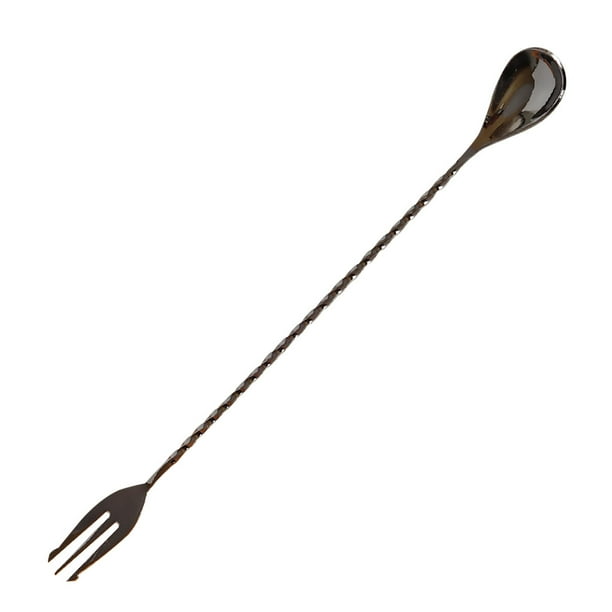 Xinxinyy Cocktail Shaker Spoon Stainless Steel Long Handle Spiral ...