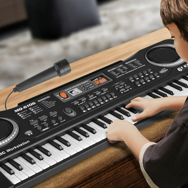 Kids Piano Keyboard 61 Key Multi-function Electronic Piano Toddlers ...
