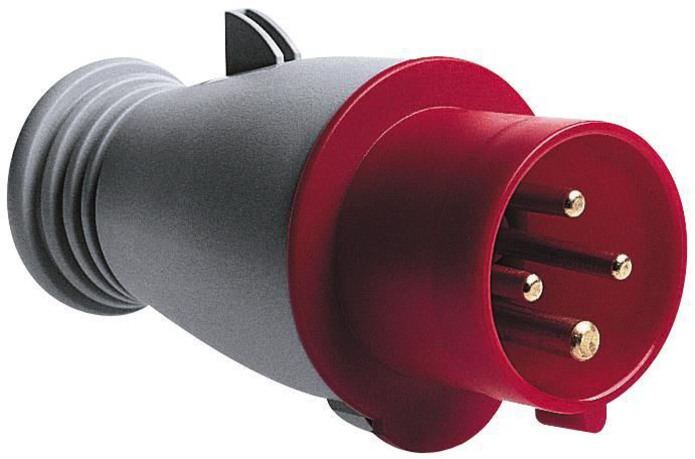 MK - 32A, 415V, Cable Mount CEE Plug, 3P+N+E, Red, IP44 - Walmart.com
