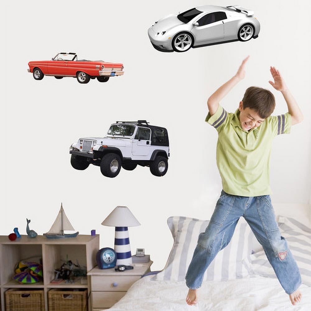 Wallhogs Vehicle Multi-Pack Cutout Wall Decal - Walmart.com