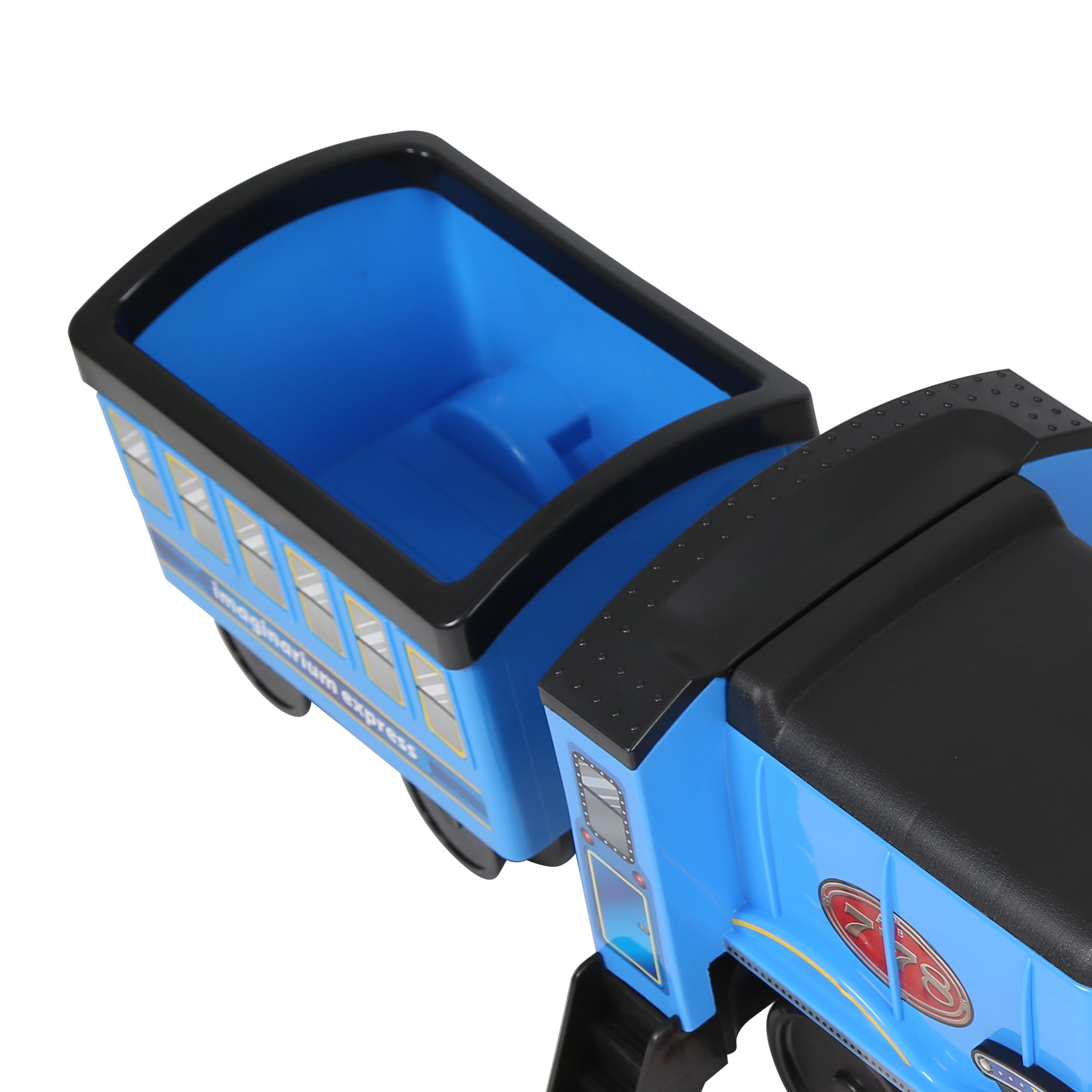 Rollplay Steam Train 6-Volt 1PMH Ride-On Vehicle Toy with 23 Feet of ...