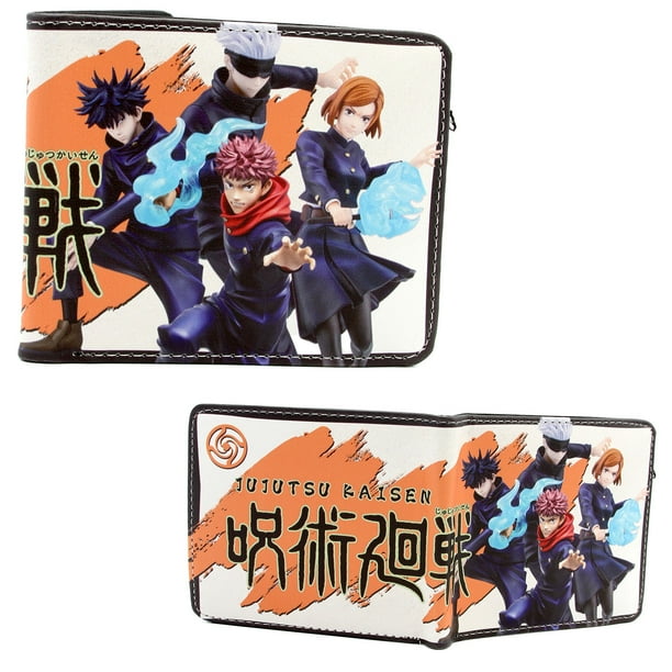 Gojo & Freshmen - Jujutsu Kaisen 4x5" Bi-Fold Wallet - Walmart.com