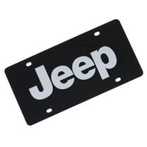 Jeep Name License Plate (Black) - Walmart.com