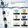 1500w Immersion Water Heater with Thermostat, Temperature Control ...