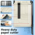 12" Guillotine Paper Cutter：Paper Trimmer Accurate Cutting with Safety ...