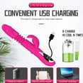 Vibrator Telescopic Machine G Spot Vibrator Thrusting Rotating Female