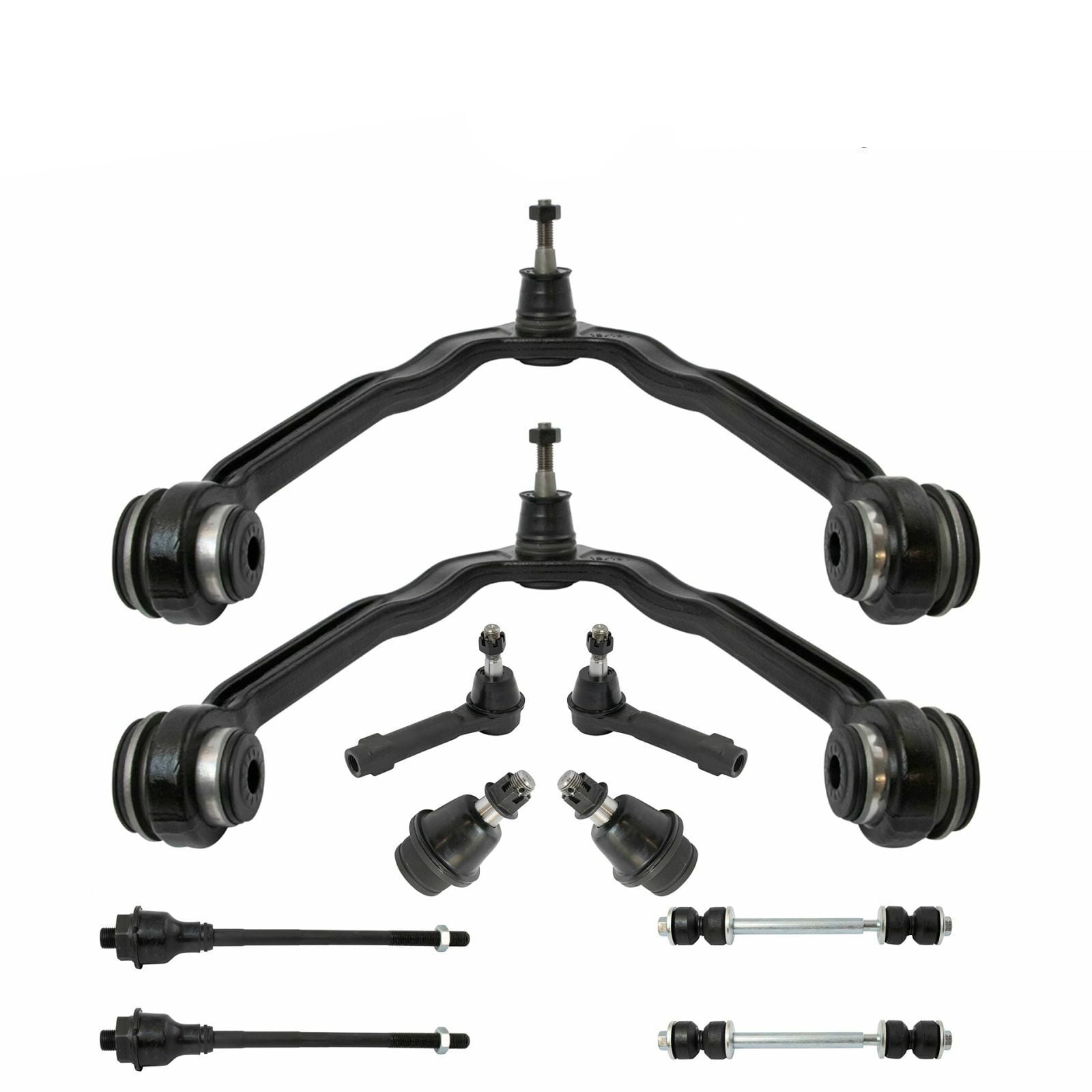 Control Arm Ball Joint Tie Rod Sway Front Suspension Kit Set 10pc ...