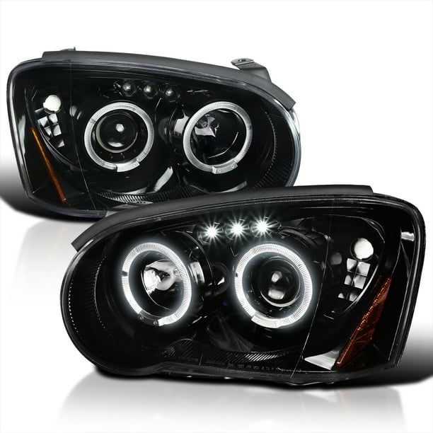 Spec-D Tuning LED Jet Black Projector Headlights Compatible with 2004 ...
