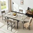 Folding Dining Table, Kitchen Table Foldable Dining Room Dinner Drop ...