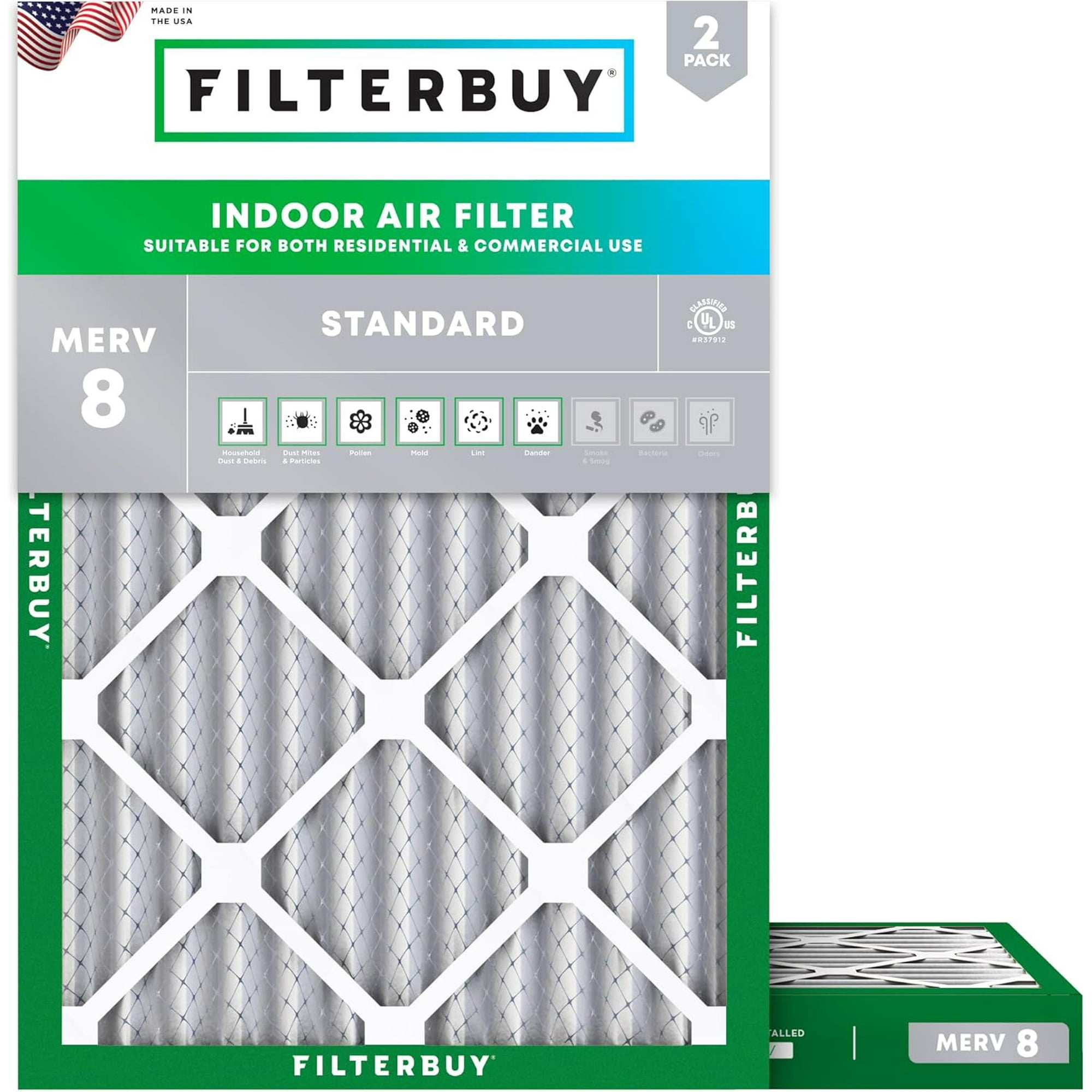 Click here for Filterbuy 21.5x26x2 Merv 8 (Mpr 600) Dust Defense... prices