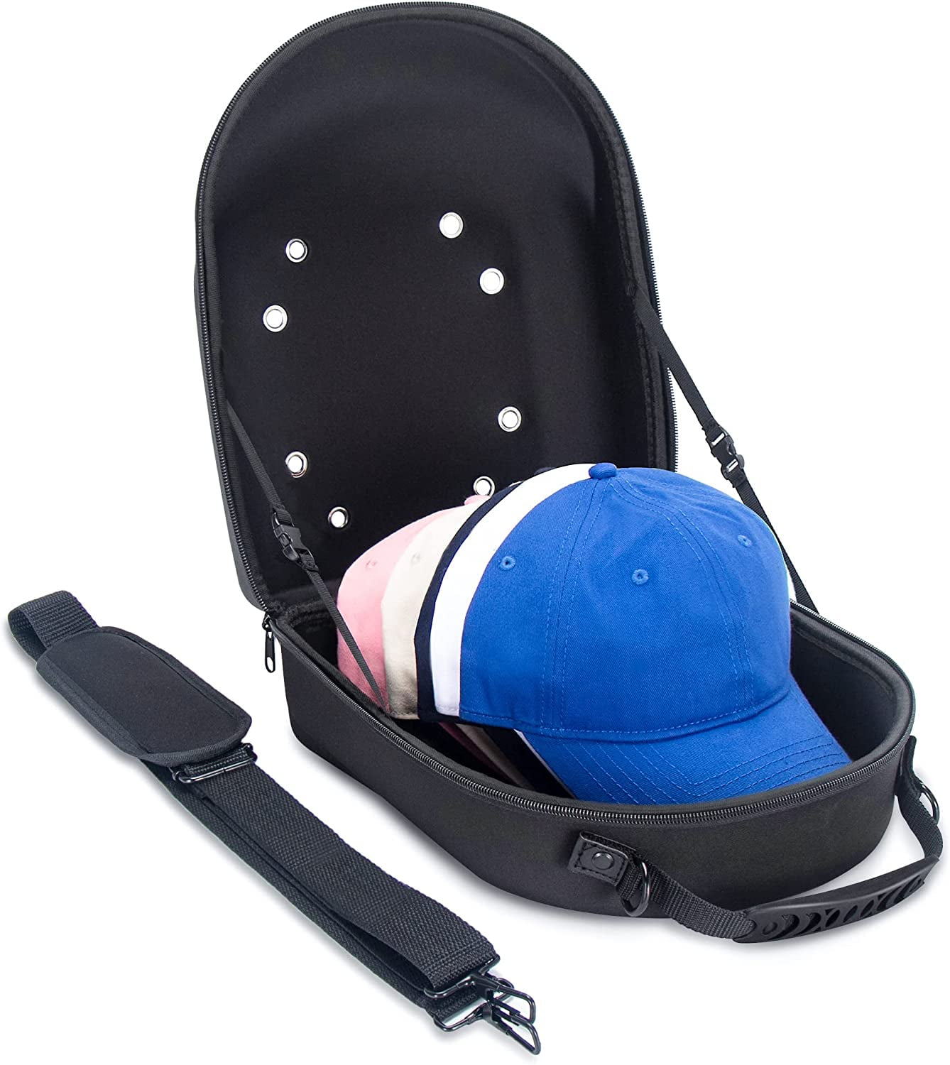 EVA Baseball Cap Storage bag , Ball Cap Suitcase Holder Carrying Bag ...
