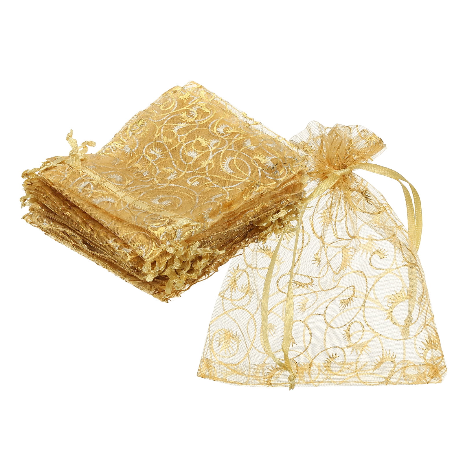 Click here for Uxcell Organza Bags  Candy Bags Mesh Bag With Draw... prices