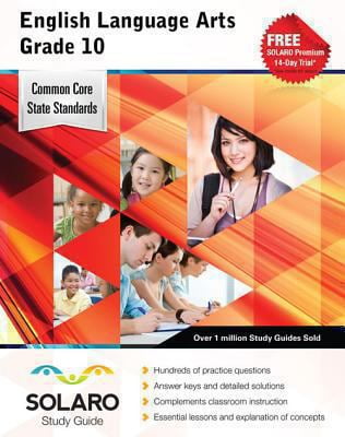 Pre-Owned Common Core English Language Arts Grade 10: SOLARO Study ...