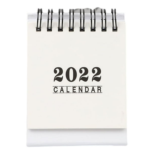 Oubit Standing Flip Calendar,2022 Mini Calendriers de Bureau Mini ...