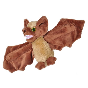 Wild Republic Huggers Blue Bat Plush, Slap Bracelet, Stuffed Animal ...